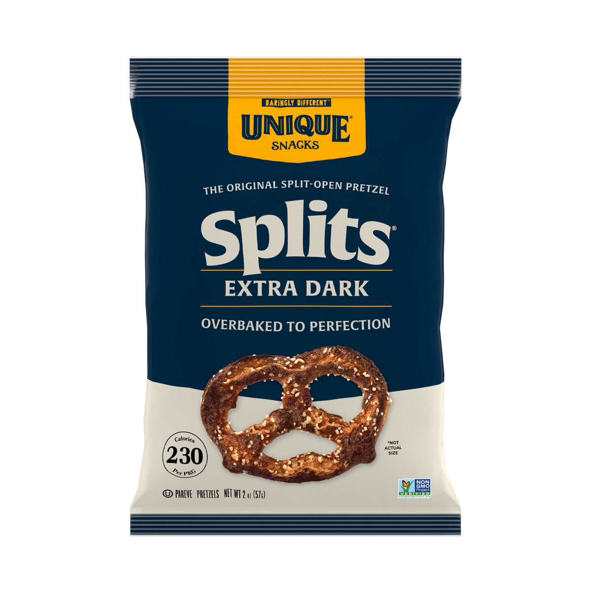Extra Dark Splits - Pretzels | Unique Snacks